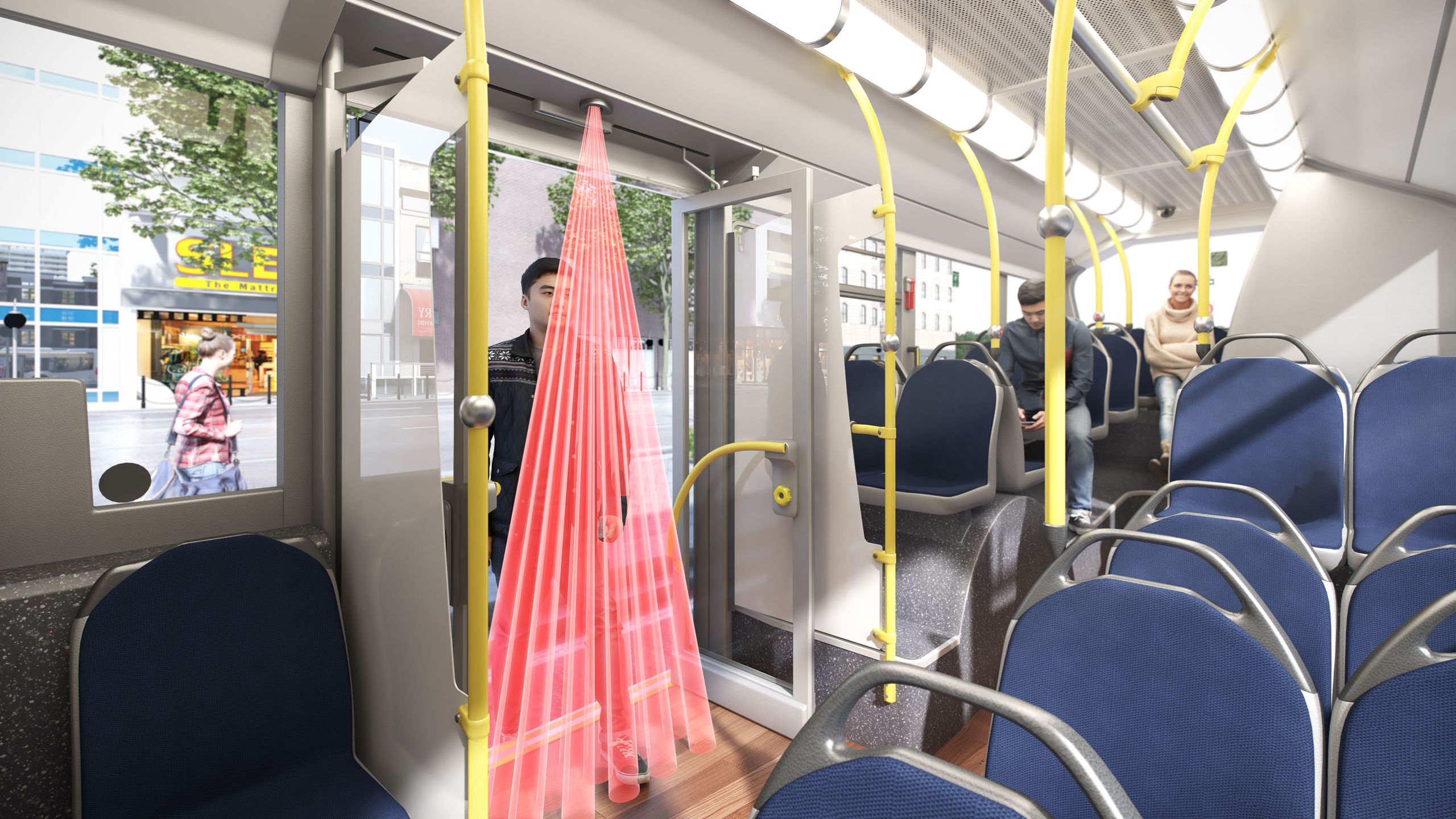 Bus doors | BEA Sensors